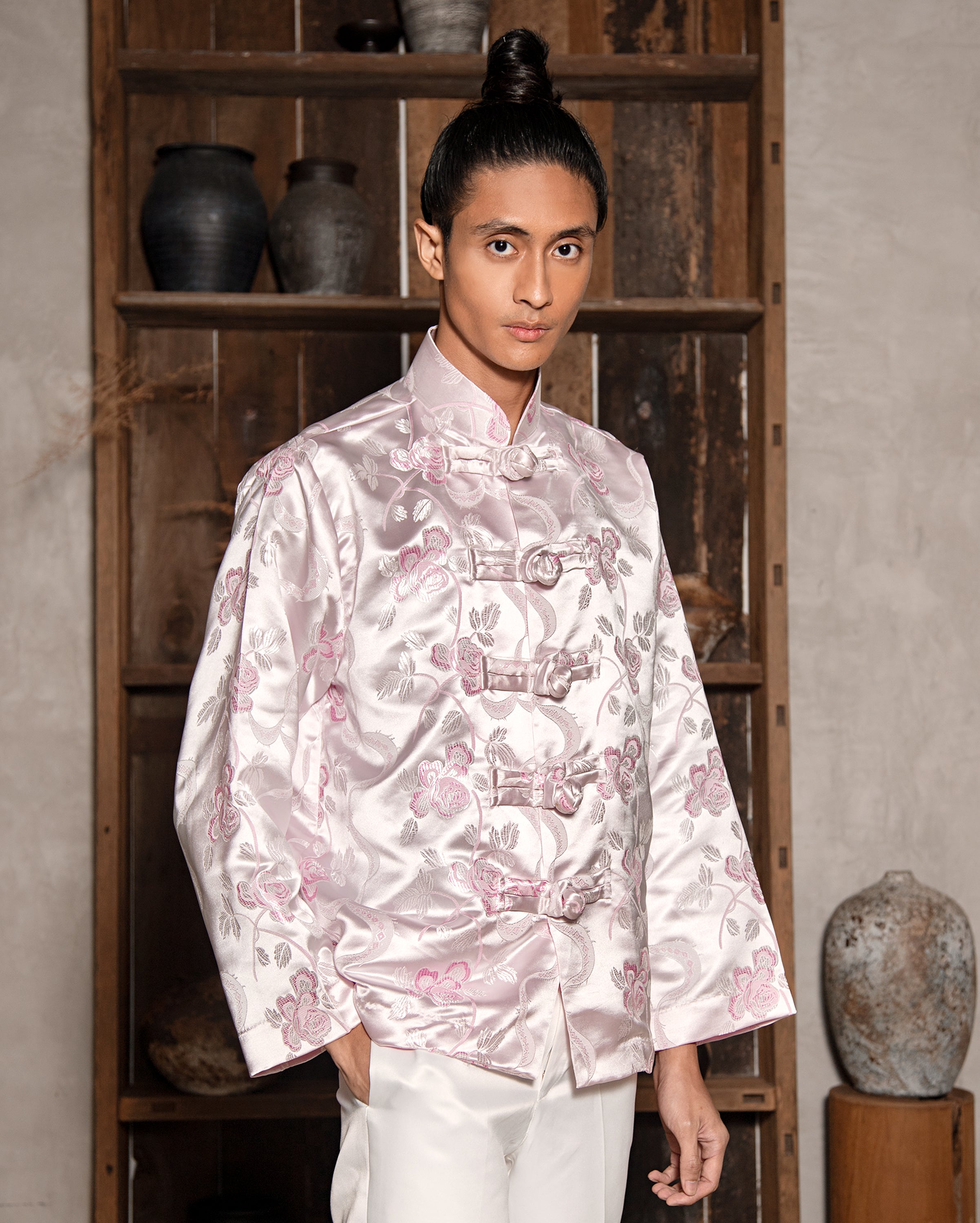 Baju Tang Atas (Pink Brocade) – BEHATI