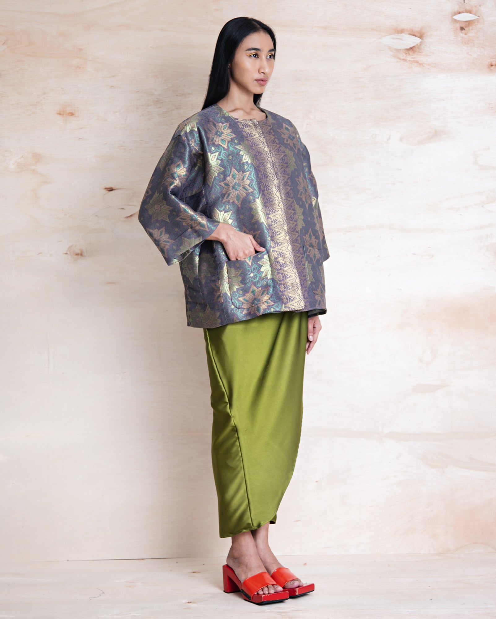 Jaket Songket Kedah (Lavender) – BEHATI