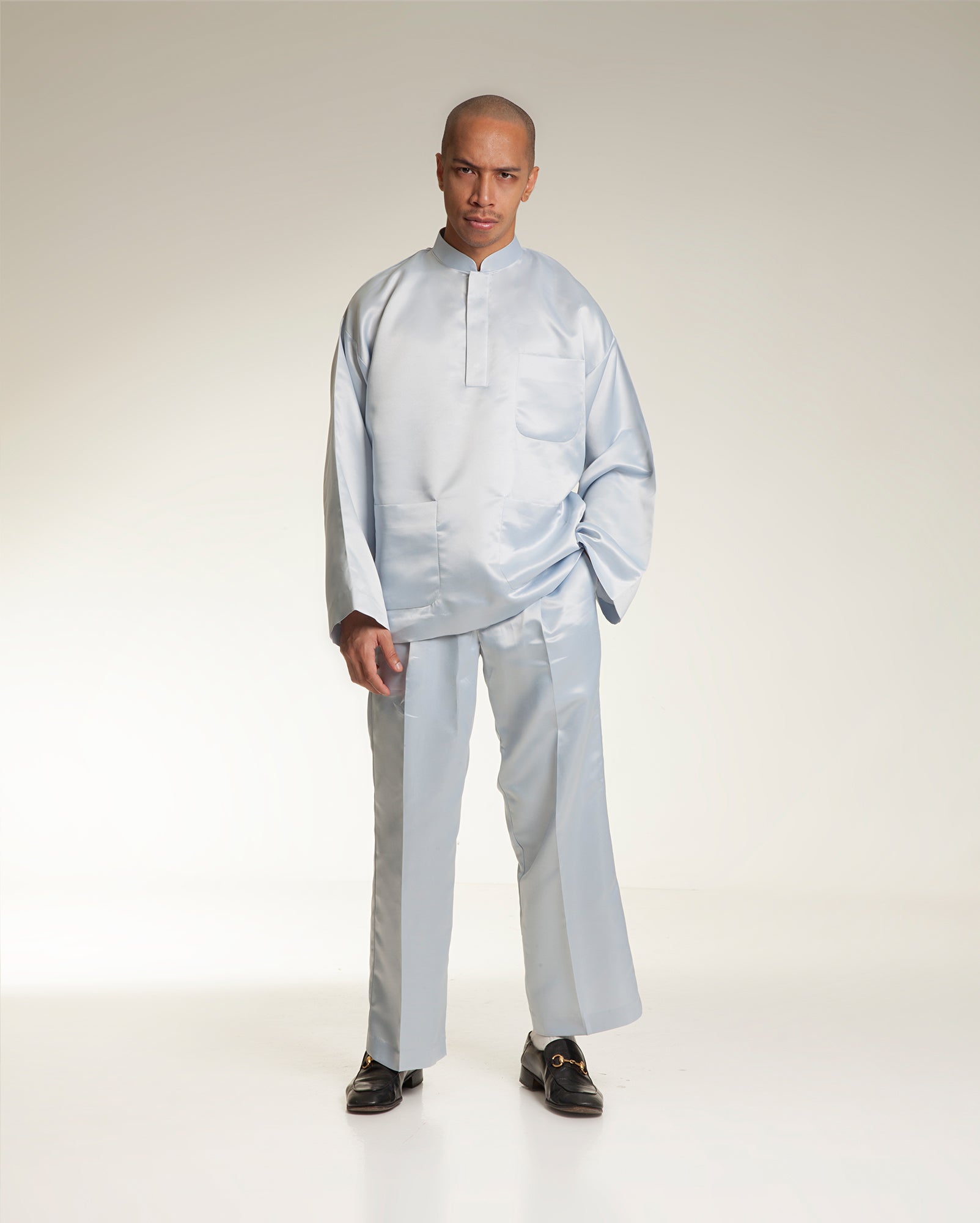 TTFGA Baju Melayu Lurus Set (Powder Blue) – BEHATI